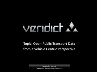 Veridict Trafiklab meetup 2016 12-06 | PDF