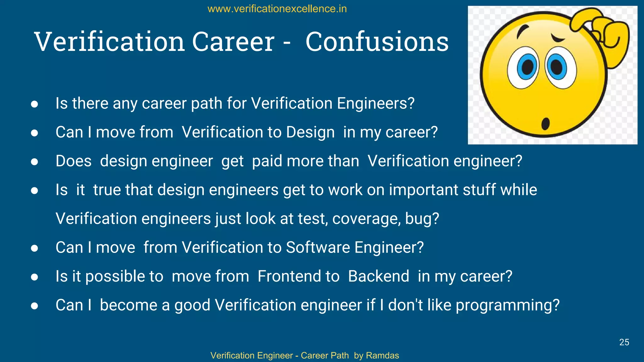 Verification Engineer - Opportunities and Career Path | PPT