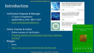 Verification Engineer - Opportunities and Career Path | PPT