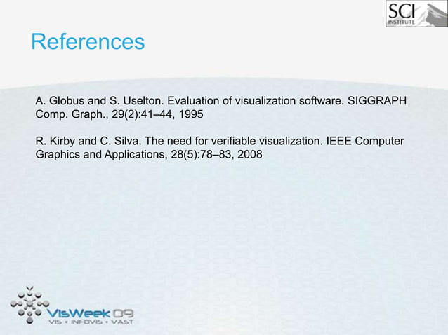 Verifiable visualization for isosurface extraction vis 2009 | PPT