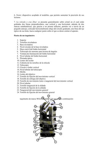 Verificación de taquímetro | DOC