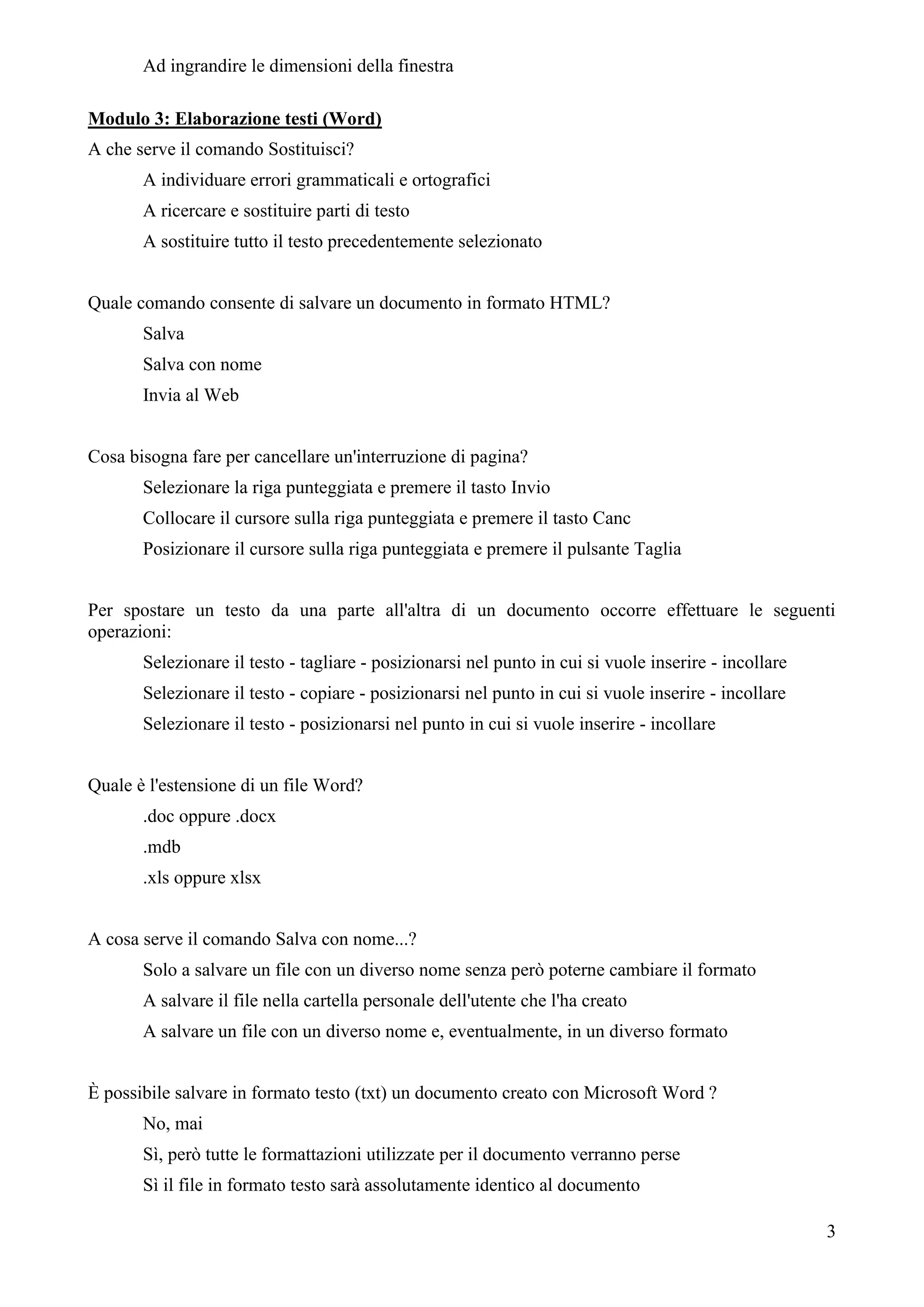 Verifica finale | PDF