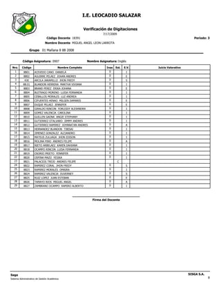 Verificar Digitaciones 17 07 2009[1] | PDF