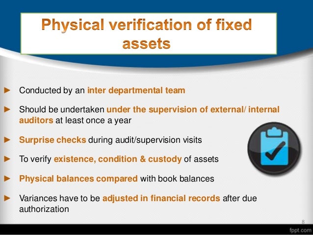 Verification of Assets