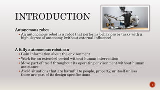 verification of autonomous robotic system | PPT