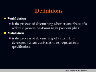 Verification & Validation | PPT
