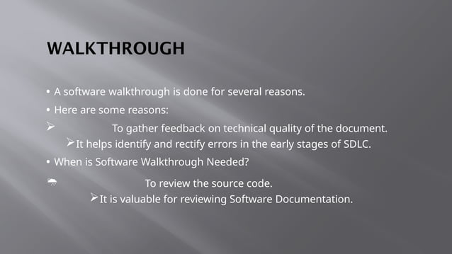 Verification and Design Walkthrough.pptx | Computer Software and Applications | Computing