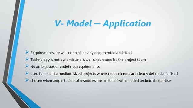V-Model (Verification and validation) | PPTX