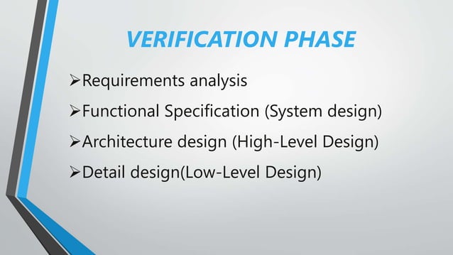 V-Model (Verification and validation) | PPTX