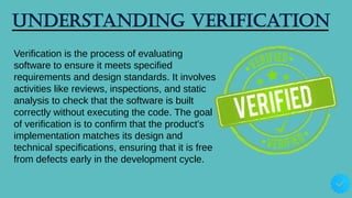 Verification and Validation (V&V) in Software Development.pptx