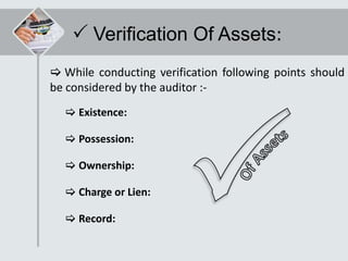 Verification and valuation of assets presentation by Syed Ali Gohar ...