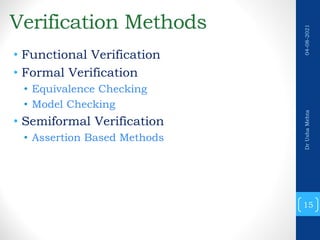 Verification flow and_planning_vlsi_design | PDF