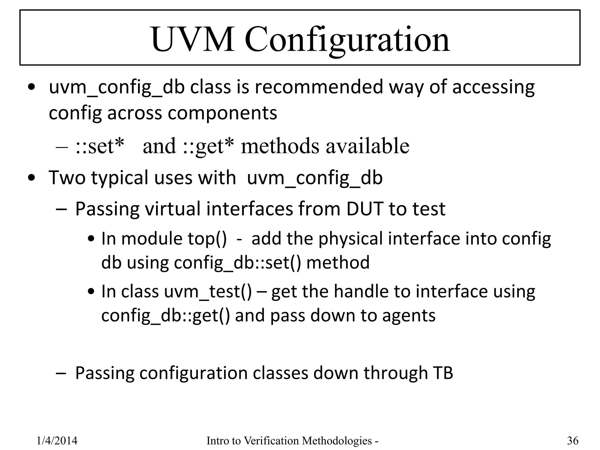Systemverilog Based Ovm And Uvm Verification Methodologies Pptx Computer Software And