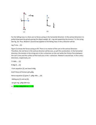 Verification of newton's law | PDF