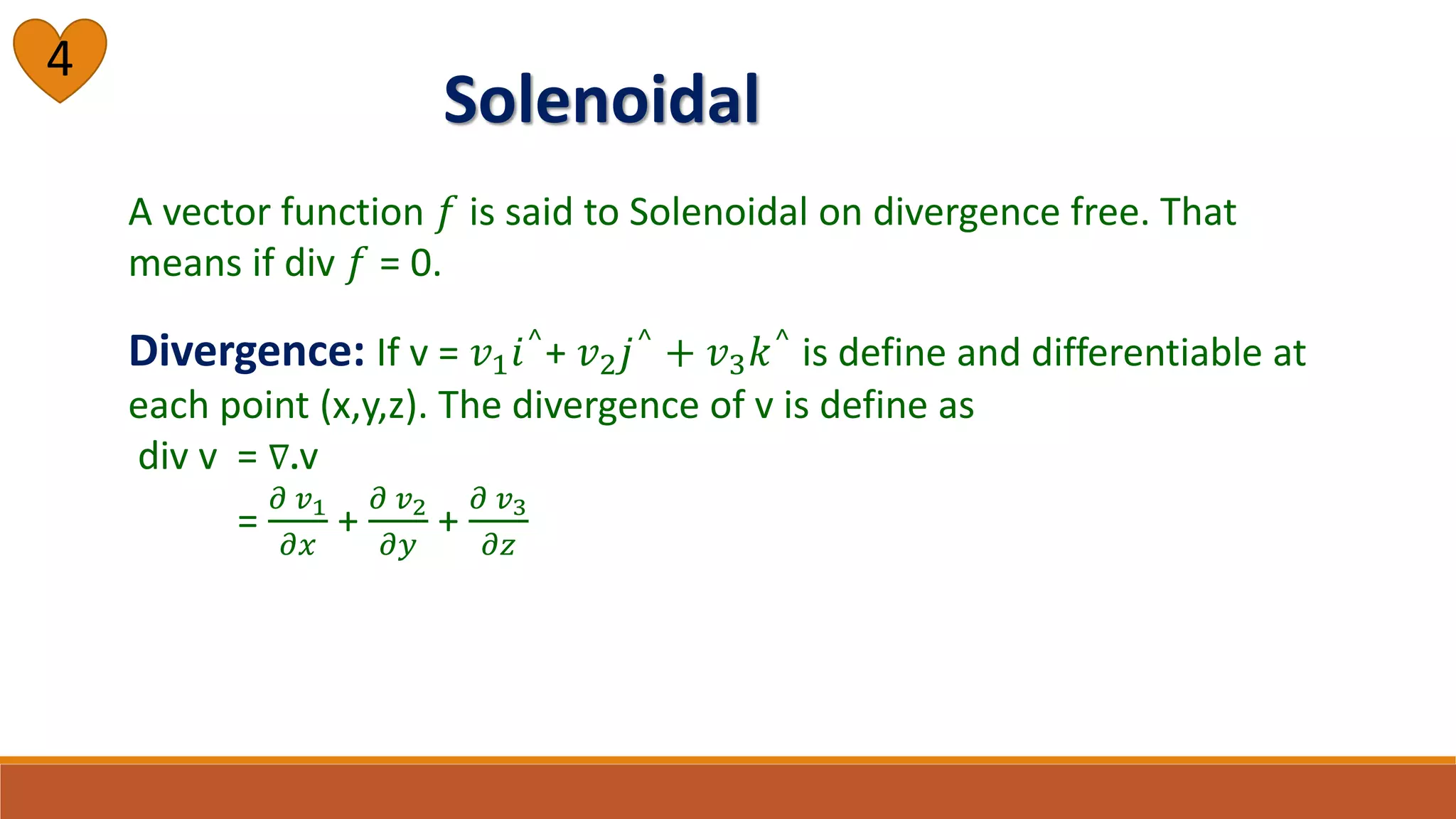 Verification of Solenoidal & Irrotational | PPTX