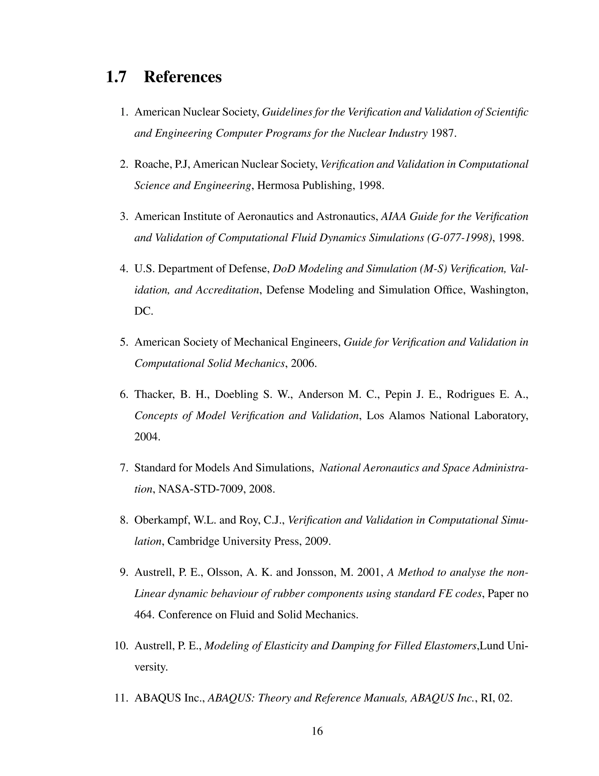 Veriﬁcations And Validations In Finite Element Analysis Fea Pdf