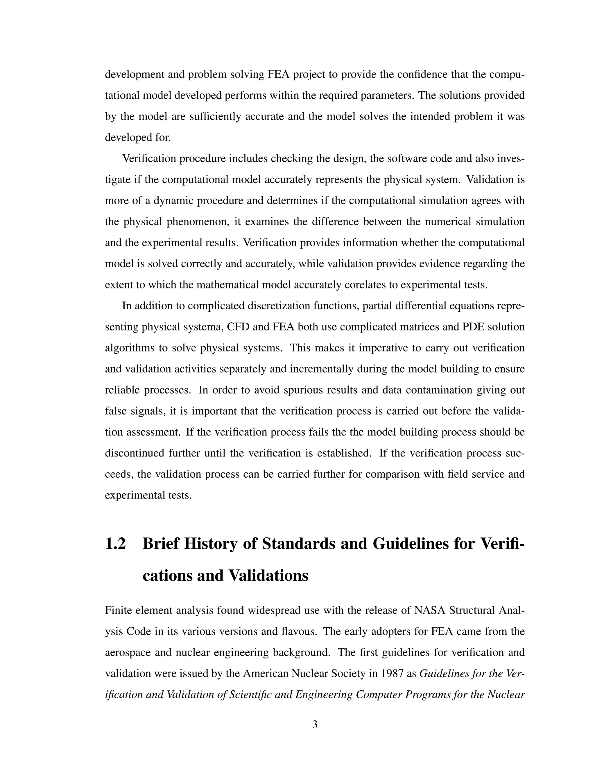 Veriﬁcations And Validations In Finite Element Analysis Fea Pdf