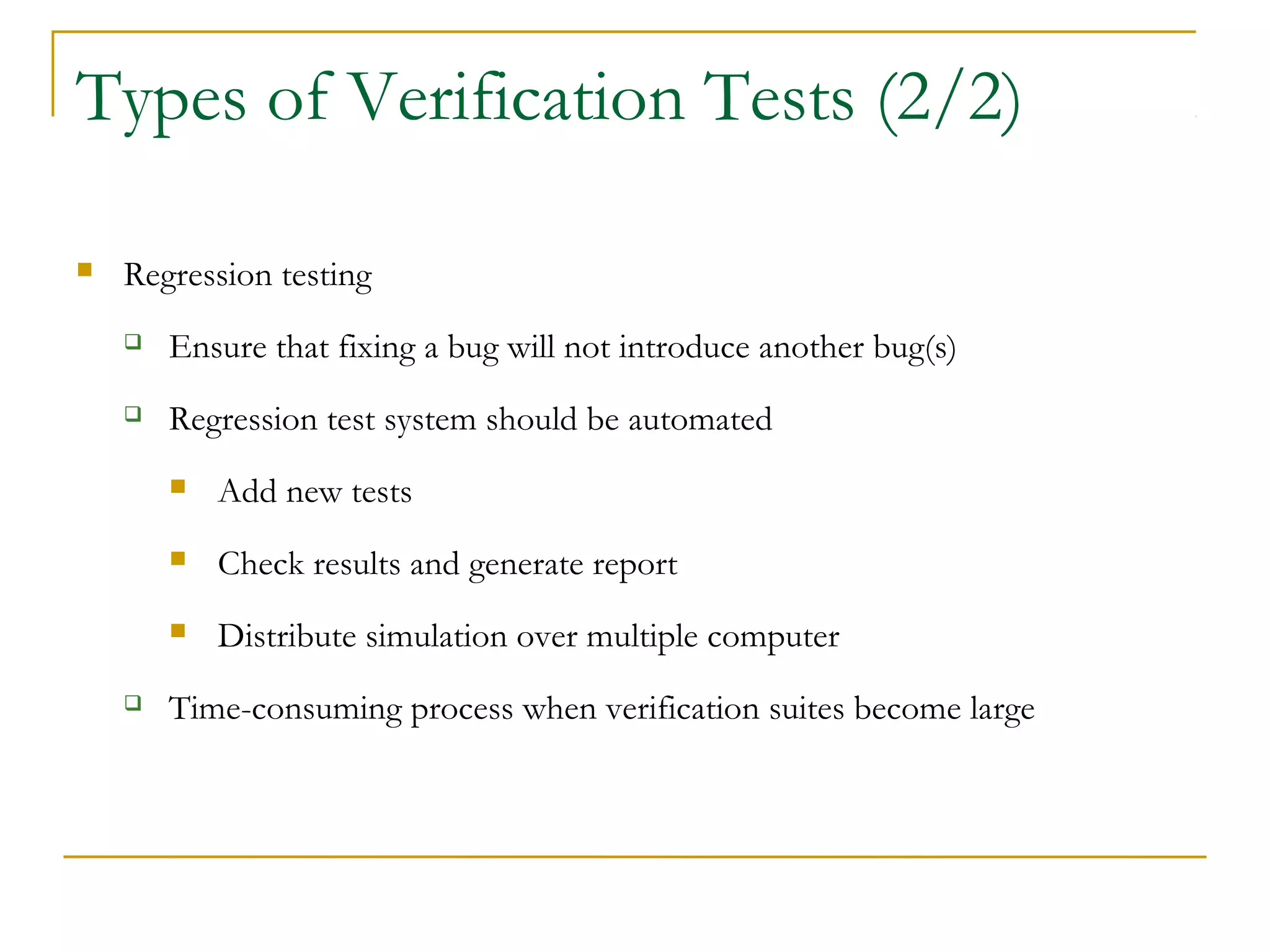 Verification strategies | PPT