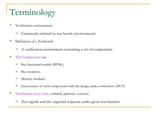 Verification strategies | PPT