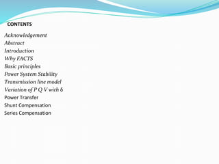 Flexible AC Transmission Sytstem | PPTX