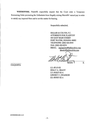 Verified motion for tro | PDF