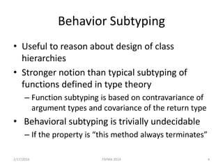 Verified Subtyping with Traits and Mixins | PPT