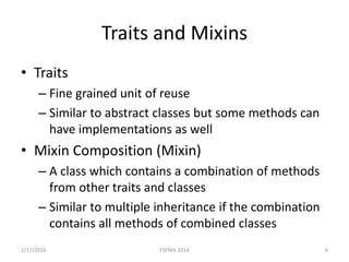 Verified Subtyping with Traits and Mixins | PPT