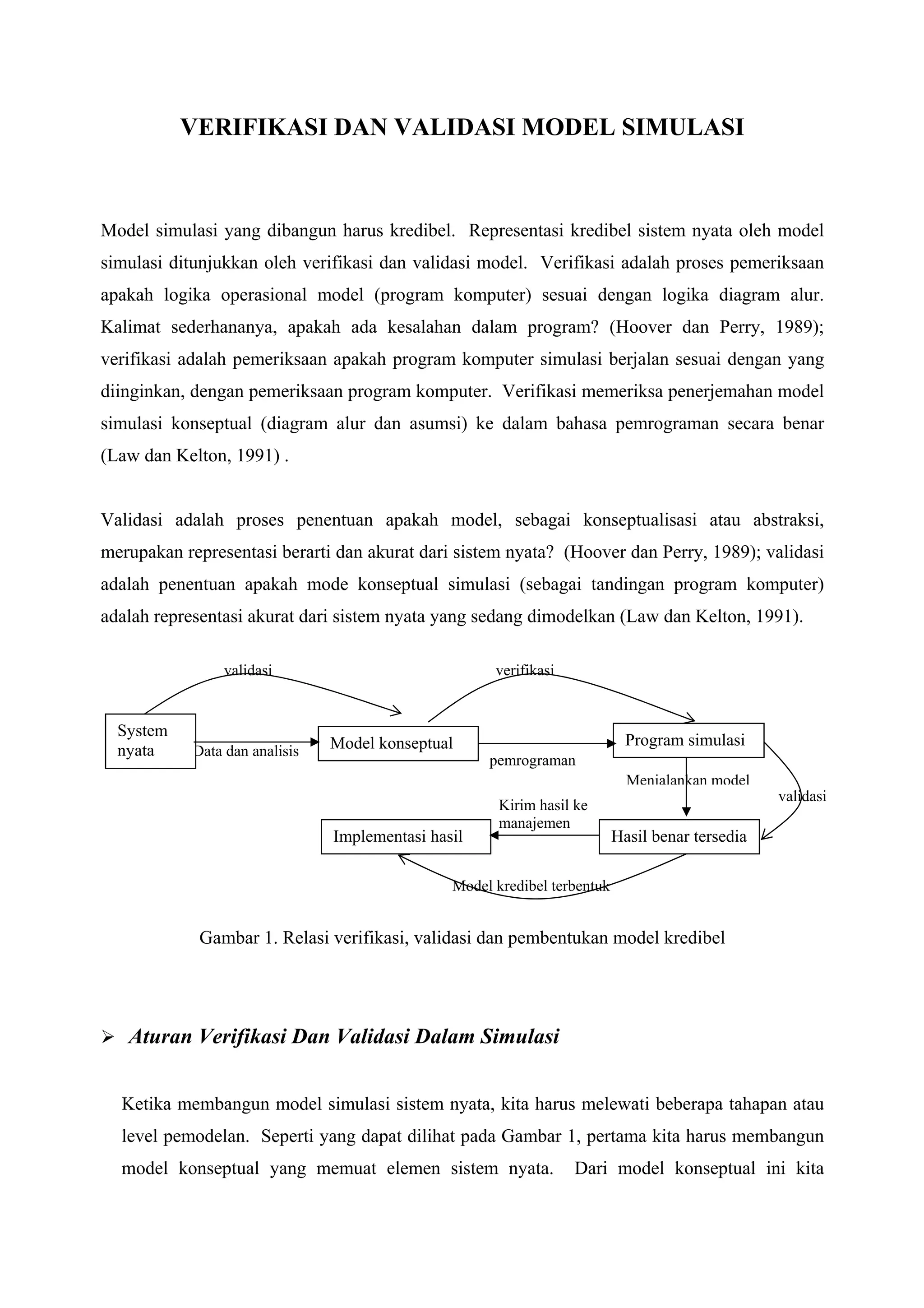 Verifikasi dan-validasi-sistem-pemodelan | PDF