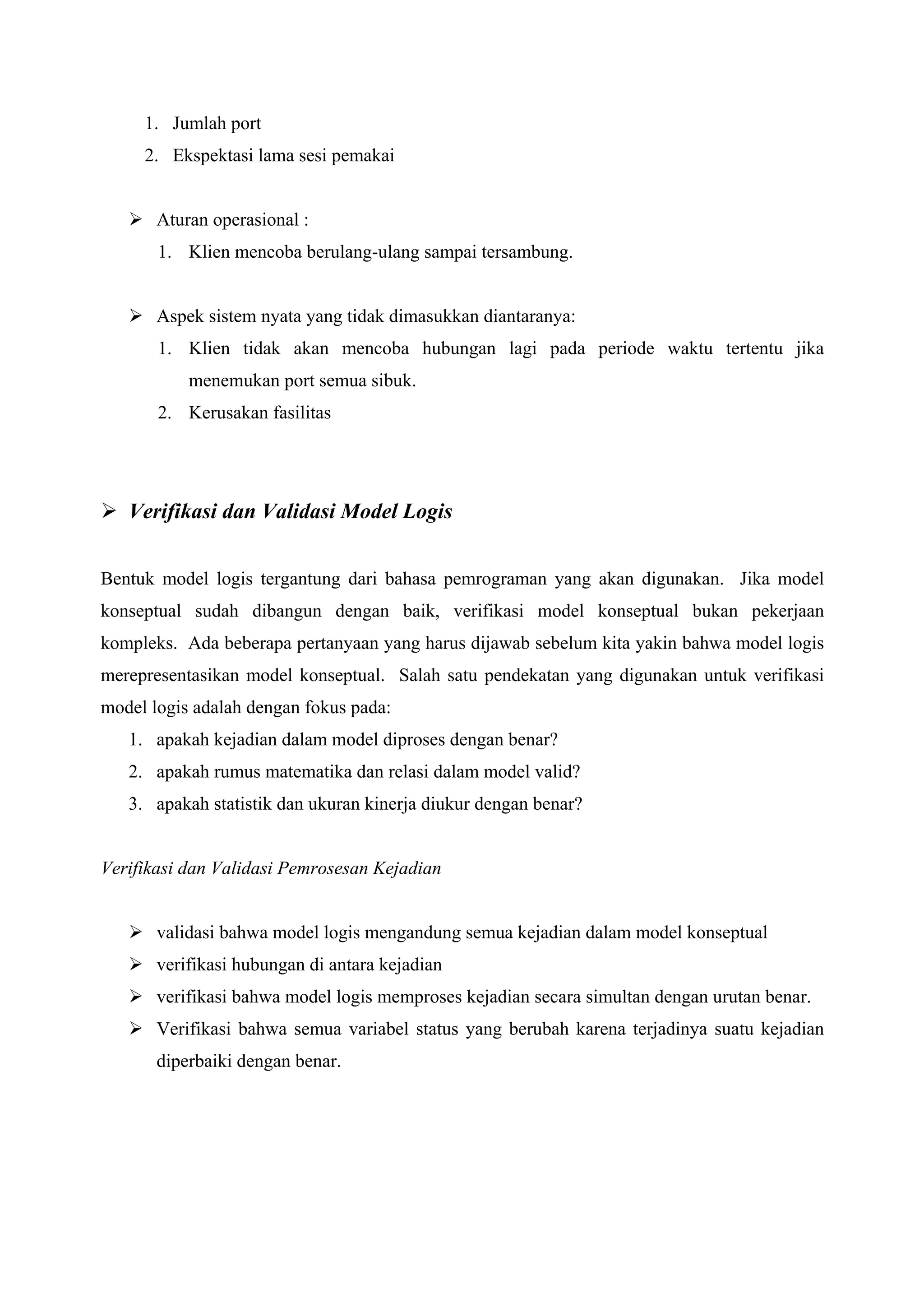 Verifikasi dan-validasi-sistem-pemodelan | PDF