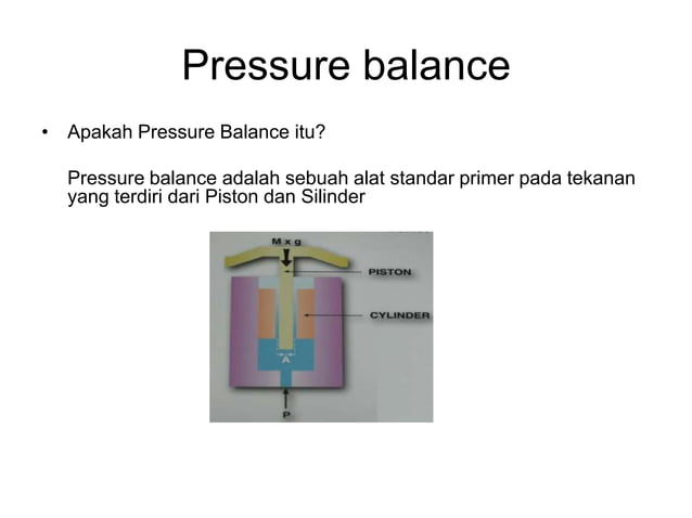 Verifikasi penentuan parameter pressure balance | PPT