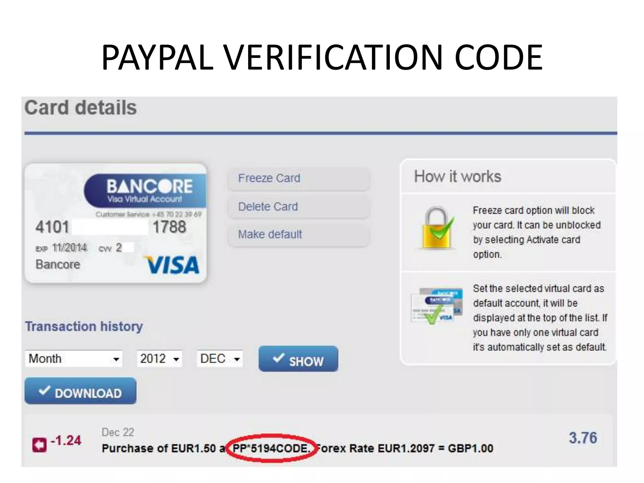 Verify 2 paypal accounts with only 5 usd | PPTX