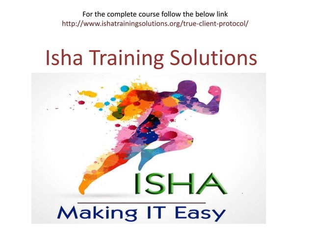 Verify a step in TrueClient Protocol | PPT | Free Download