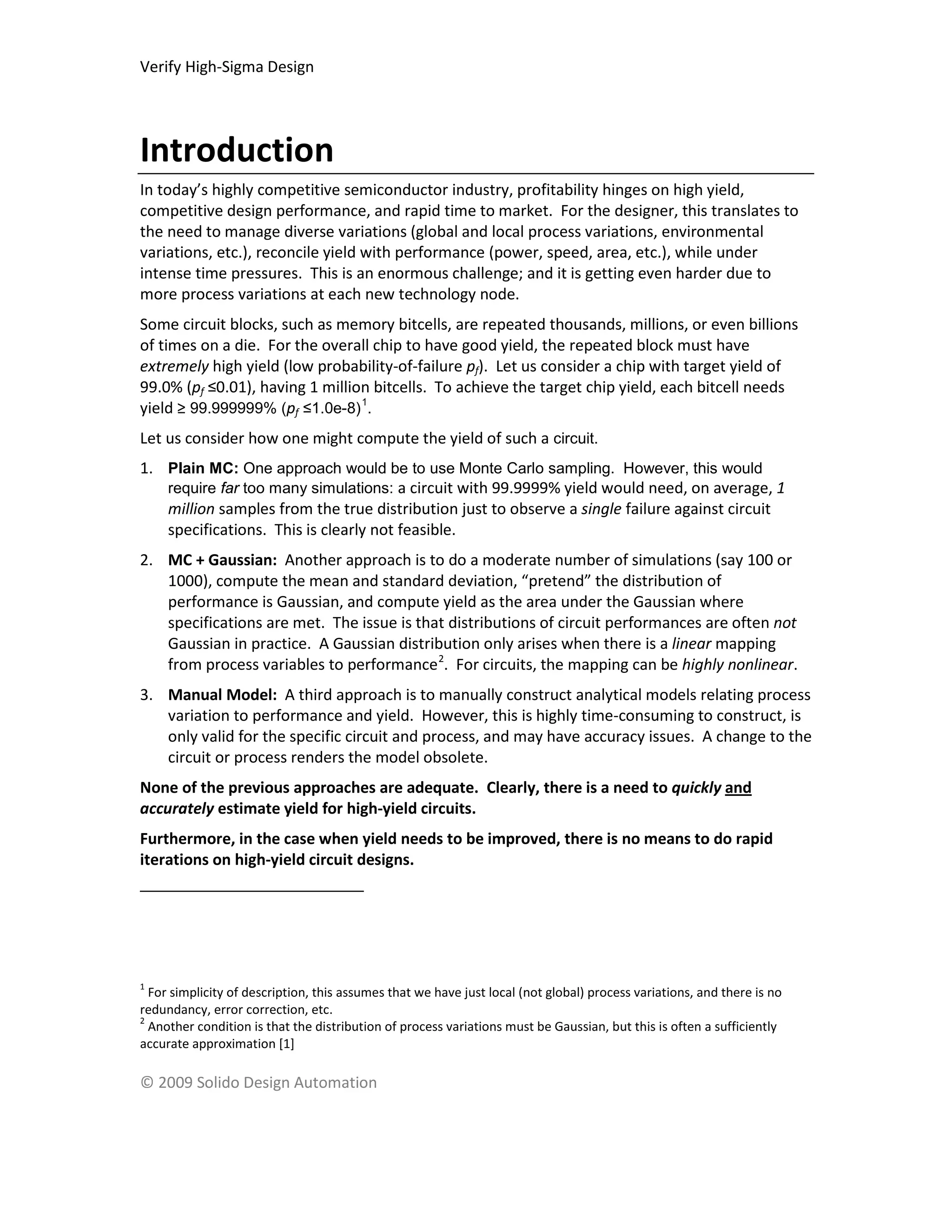 Verify High Sigma Whitepaper | PDF