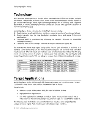 Verify High Sigma Whitepaper | PDF