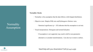 Verifying Statistical Assumptions | PPT