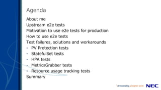 Verify Your Kubernetes Clusters with Upstream e2e tests | PPT