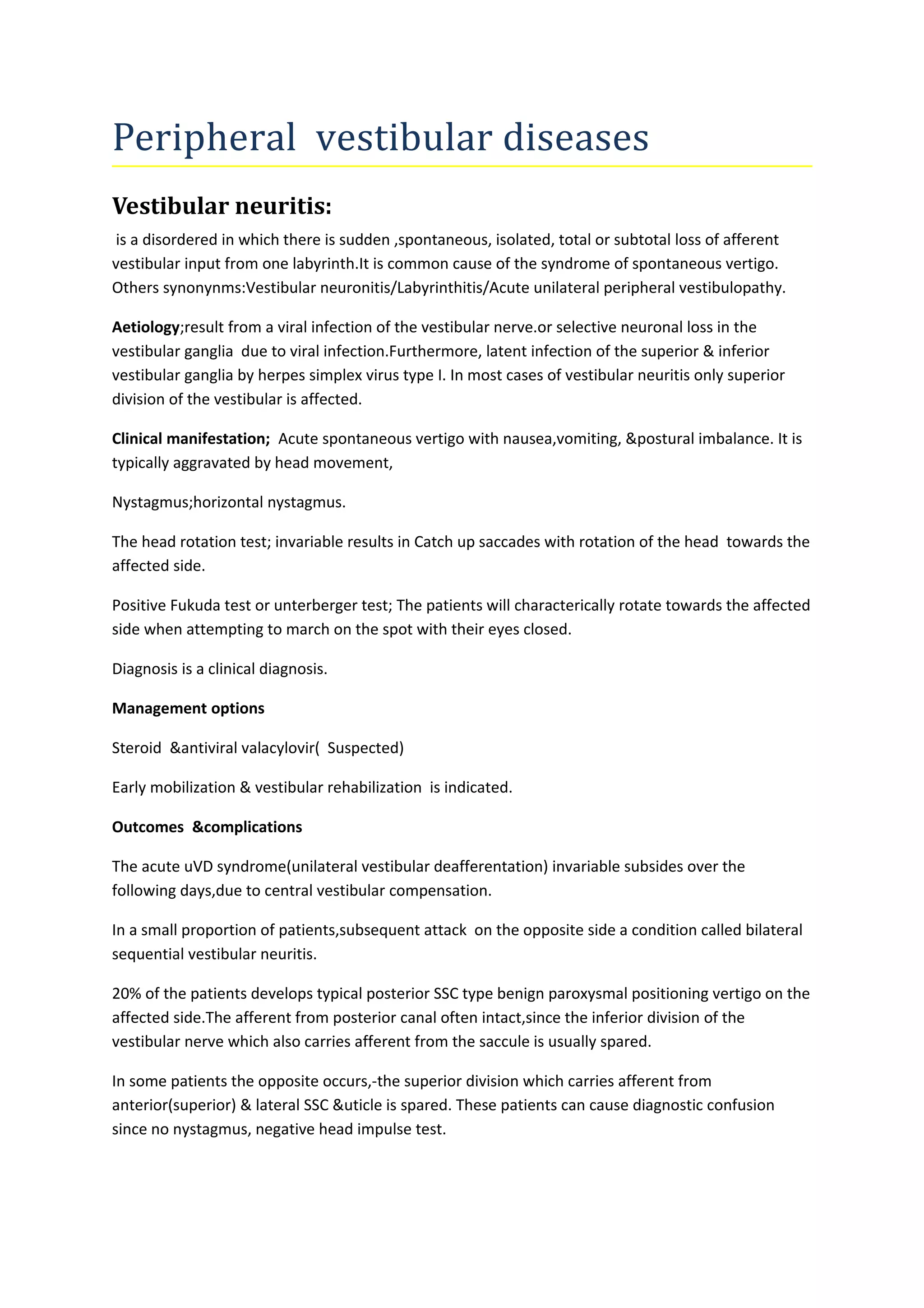 Verigo & vestibular neuritis(sbo 3) | DOC