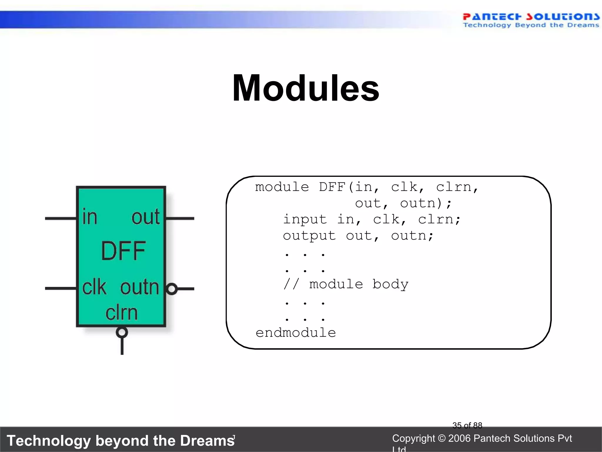 Crash Course In Verilog Ppt Programming Languages Computing