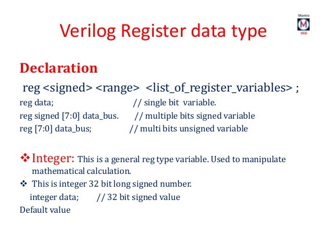 Signed Data Type In Verilog Signed Data Type In Verilog