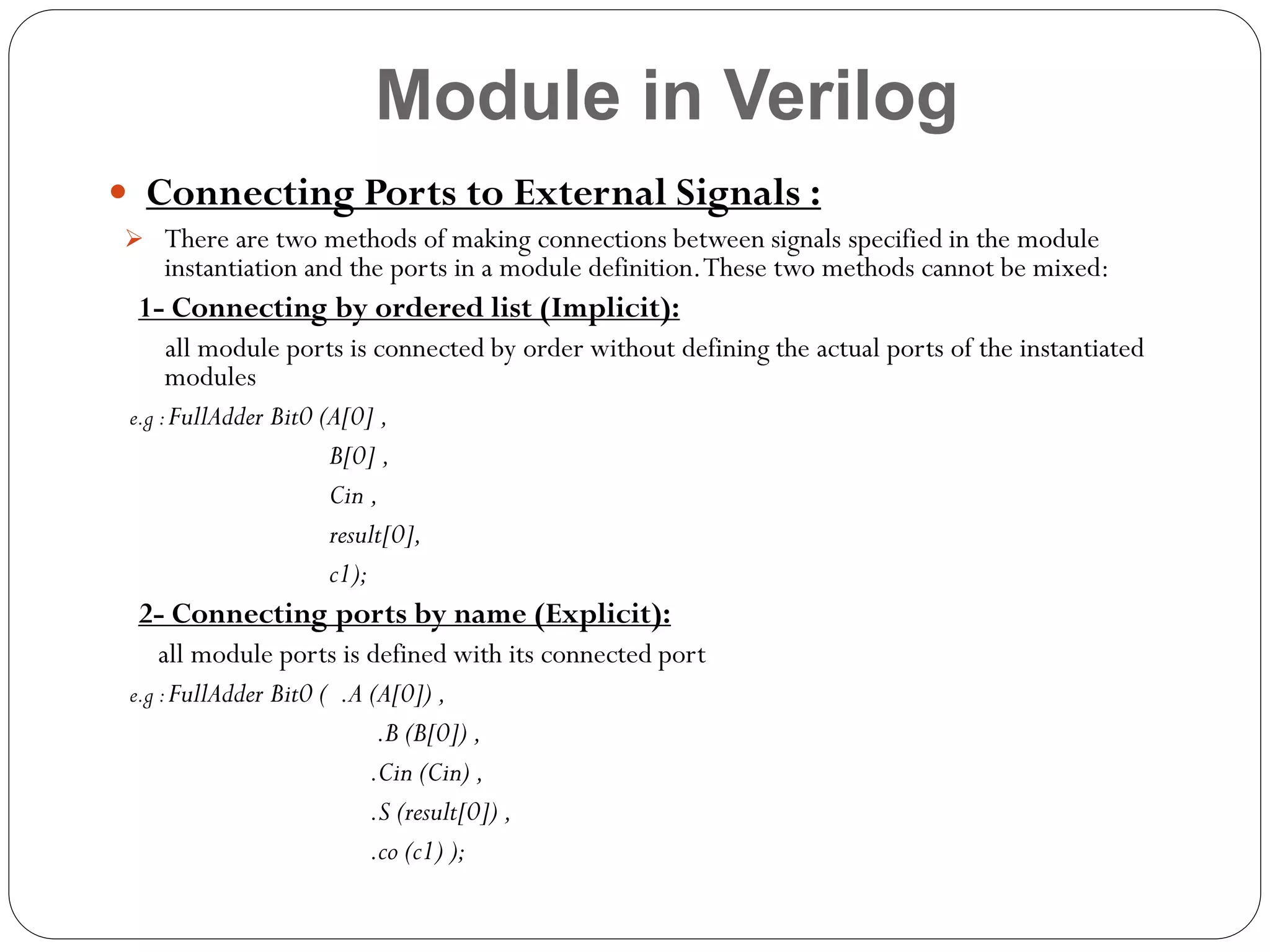 Verilog Pptx Programming Languages Computing