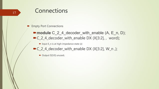 Verilog Tutorial - Verilog HDL Tutorial with Examples | PPTX ...