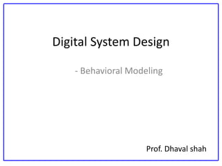 Verilog-Behavioral Modeling .pdf