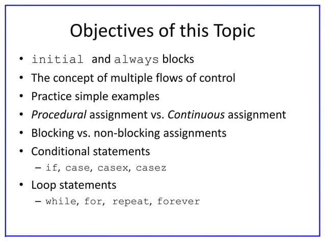 Verilog-Behavioral Modeling .pdf | Programming Languages | Computing
