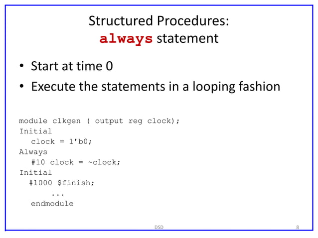 Verilog-Behavioral Modeling .pdf | Programming Languages | Computing