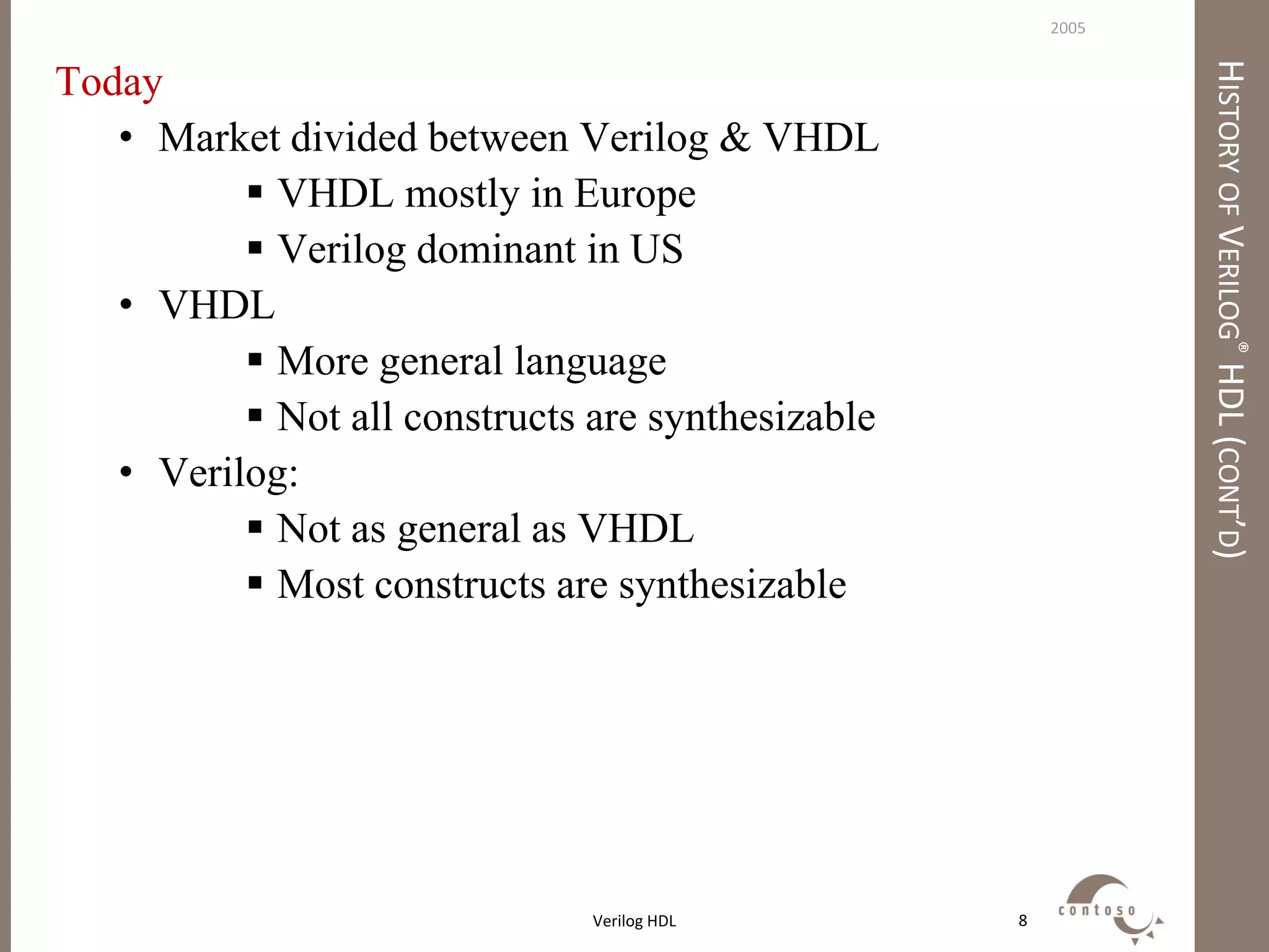 An Introductory Course On Verilog Hdl Verilog Hdl Ppr Ppt 1722