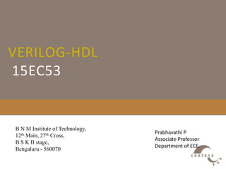 An Introductory course on Verilog HDL-Verilog hdl ppr | PDF