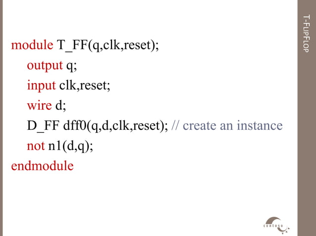 An Introductory Course On Verilog Hdl Verilog Hdl Ppr Ppt 0238
