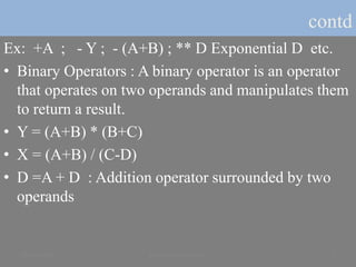 Verilog operators | PPTX