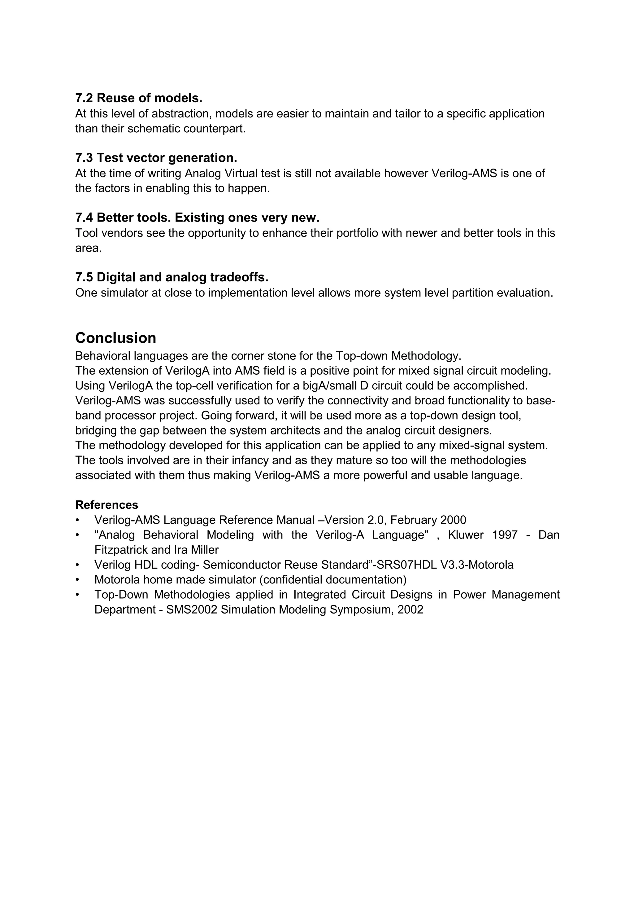 Verilog Ams Used In Top Down Methodology For Wireless Integrated Circuits | PDF