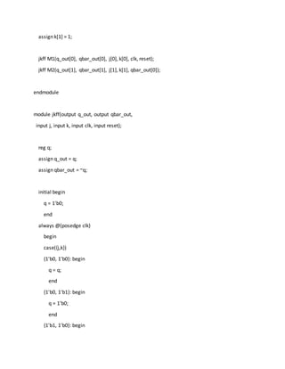 Verilog code all | PDF